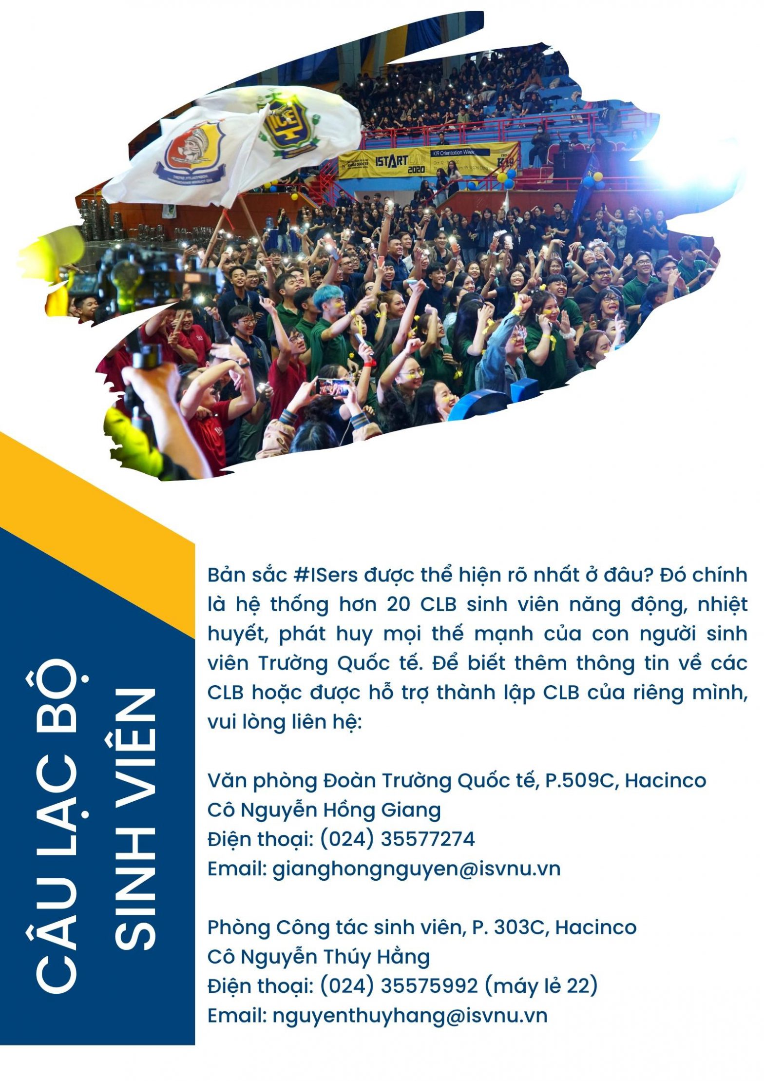 Student clubs introduction - Trường Quốc tế - ĐHQGHN