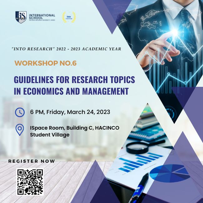 Workshop No.6 “Guidelines for Research Topics in Economics and ...