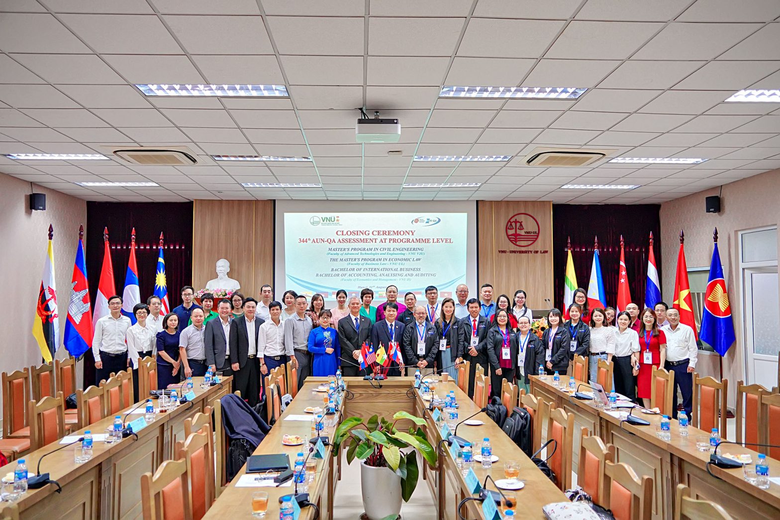 The closing ceremony of the 344th quality assessment session based on ...