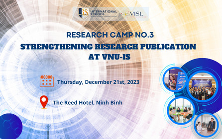 VISL – Research Camp No3 - Trường Quốc tế - ĐHQGHN